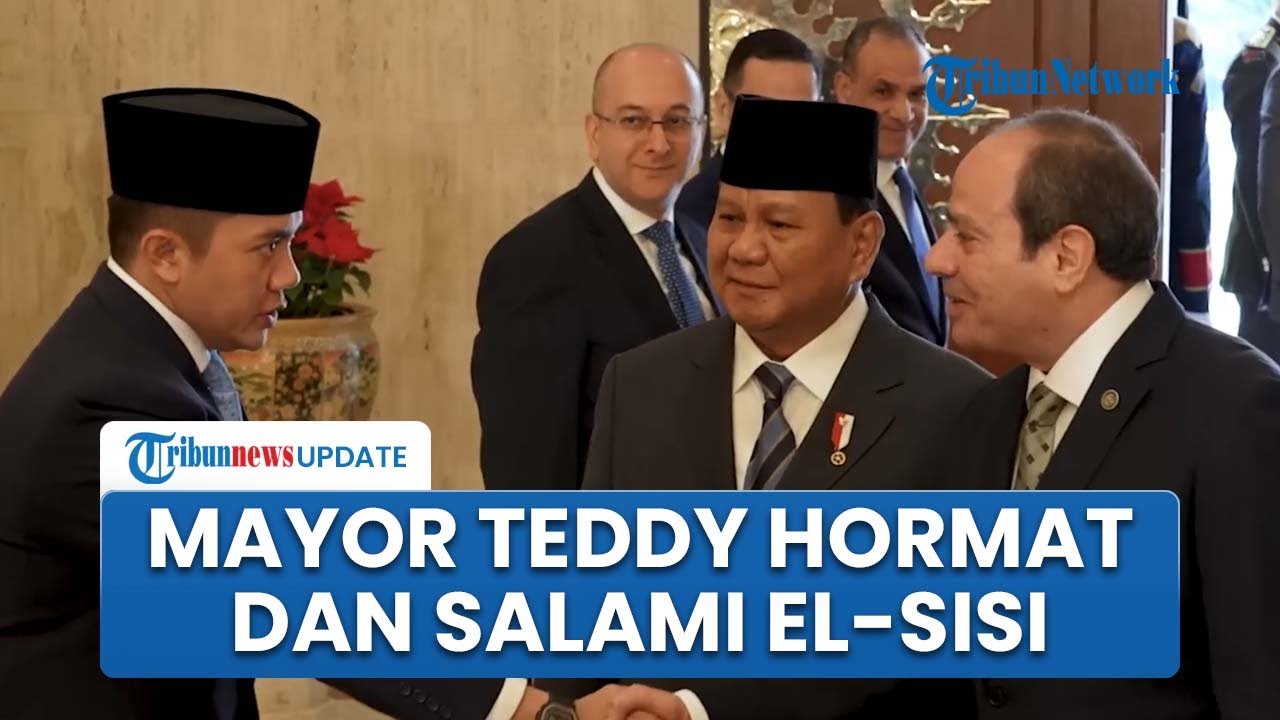Prabowo Kenalkan Seskab Mayor Teddy ke Presiden Mesir, Menteri Luar Negeri Sugiono Tak Ikut ke ...