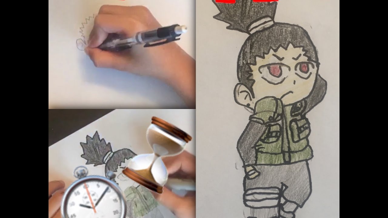Chibi shikamaru speed draw!