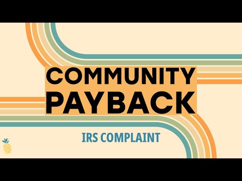 Community Payback: IRS Complaint