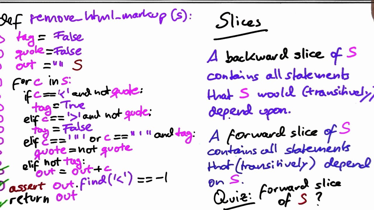Forward Slice Solution - Software Debugging