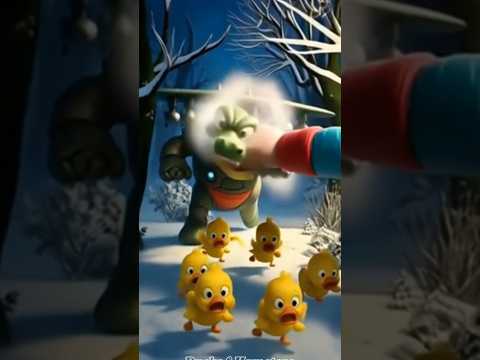 Cutei duck, chased by bombardino crocodilo #memes