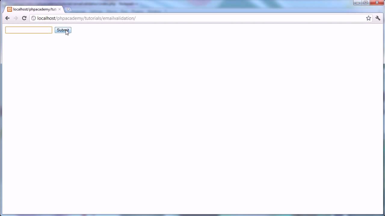PHP Tutorials: Email Address Validation