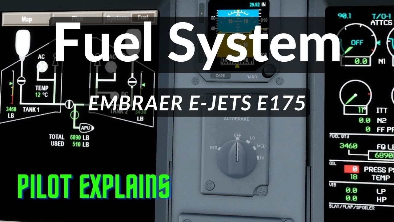 Embraer E-Jets Fuel System Explained By A Real Pilot