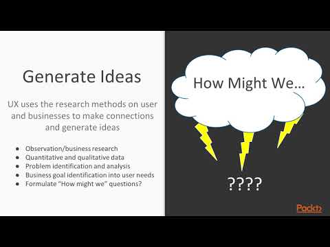 Learn Fundamentals of UX Techniques The Course Overview|packtpub com - Mind Luster