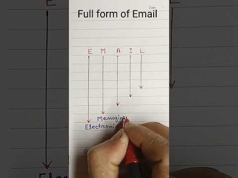 Full form of email# reels#shorts# ytshorts# online# teaching# simple English with pranay # education