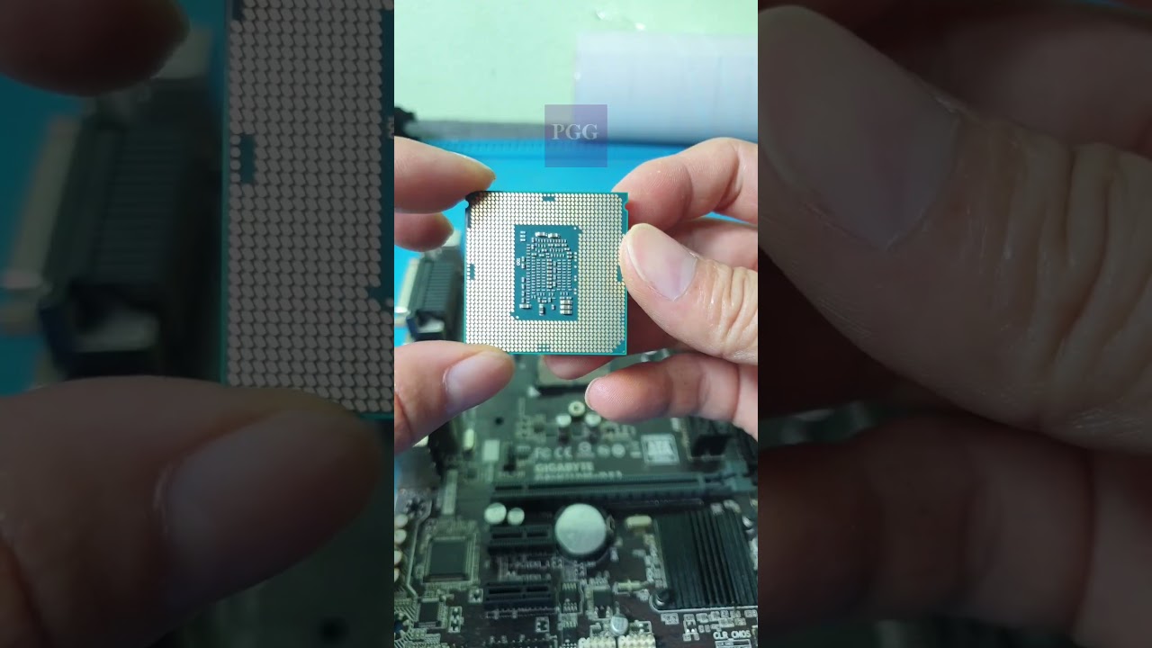 CPU Installation Intel i5 6500 #shorts