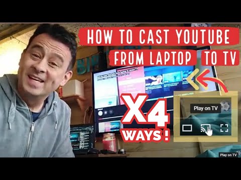 How to cast YouTube from laptop or phone (x4 METHODS) to smart TV!