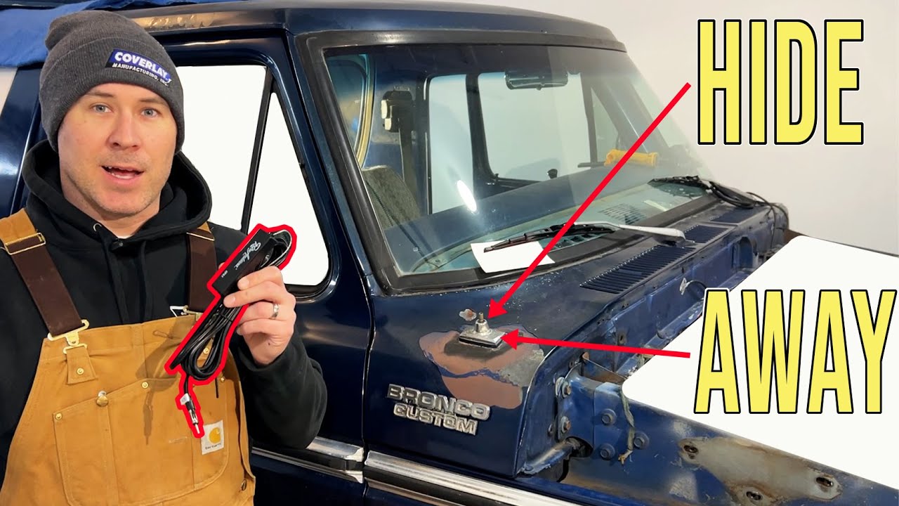 Hideaway Radio Antenna Install (EASY)