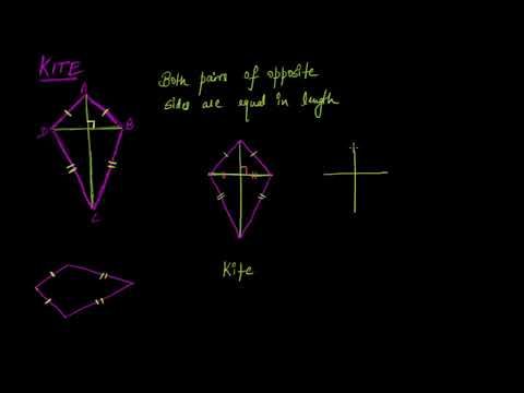 Kite as geometric shape (Hindi) (video) | Khan Academy