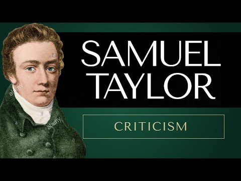 Samuel Taylor Coleridge literary Criticism Video Lecture - UGC NET