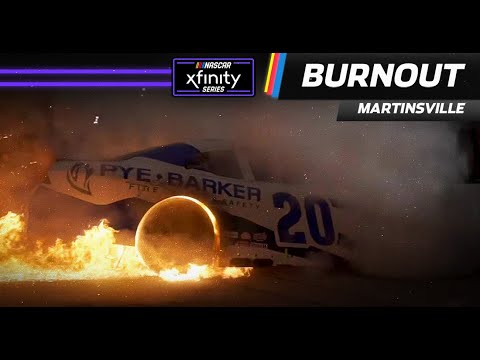 NASCAR Driver Lights Car on Fire During Epic Victory Burnout