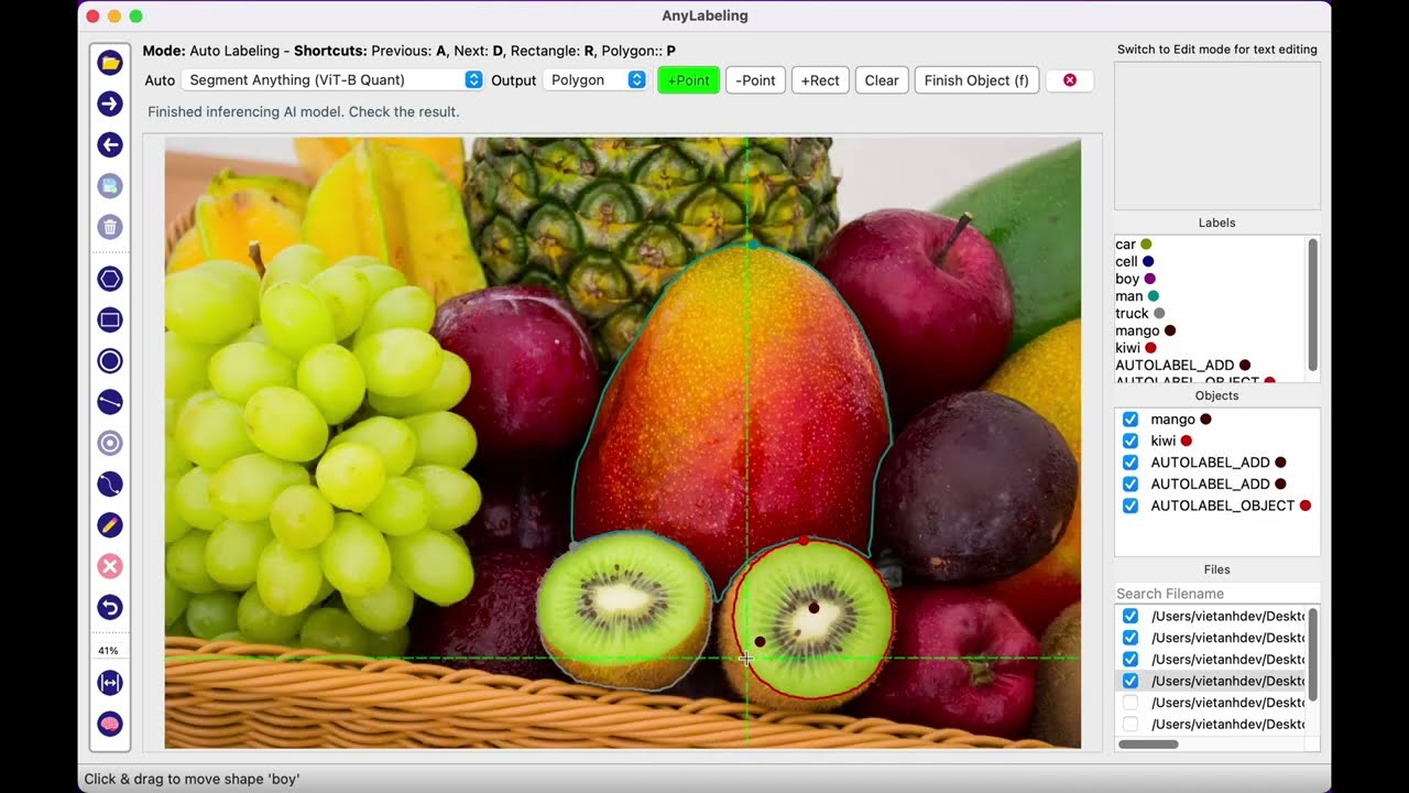 AnyLabeling v0.2.22 - Segment Anything Demo