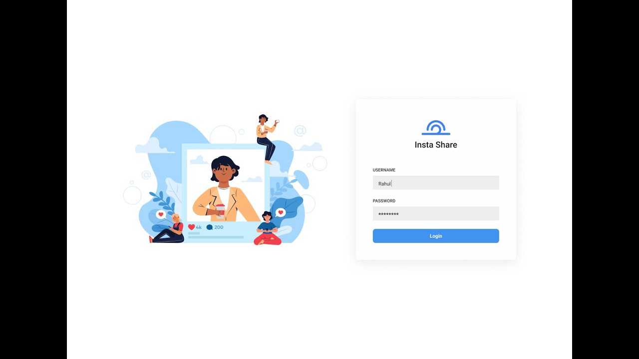 Insta_Share || React Mini Project || Full stack