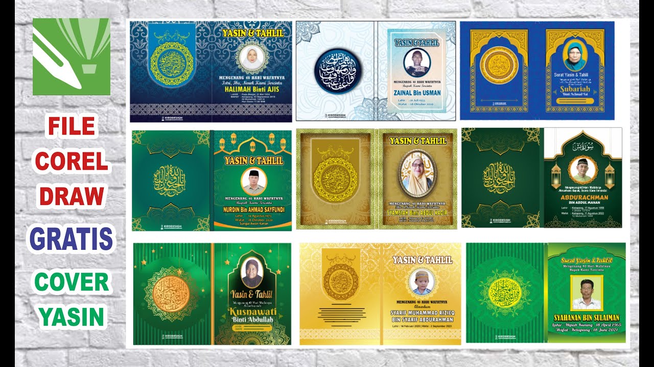 COVER YASIN YASIIN FULL COREL DRAW GRATIS BERANEKA JENIS