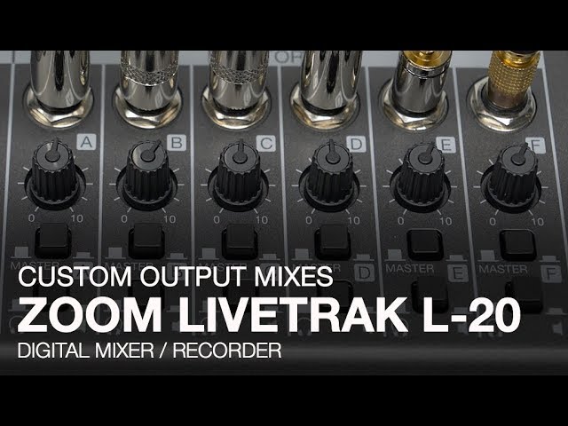 Buy - Zoom L20 (L-20) LiveTrak Digital Console - Mixer/Recorder
