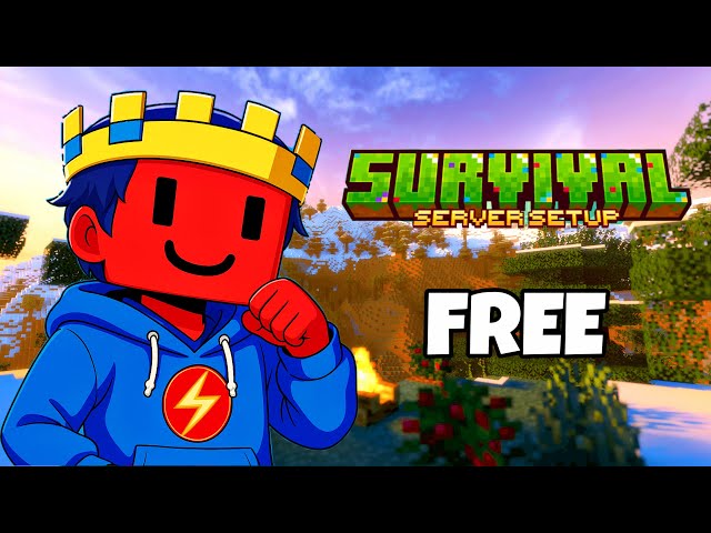 Survival Minecraft server setup (FREE) Minecraft Mod