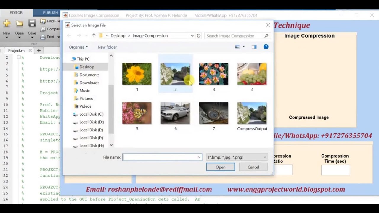 Image Compression Using Huffman Coding | With Source Code | Matlab Project Huffman Image Compression