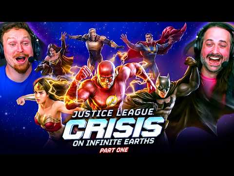 JUSTICE LEAGUE: CRISIS ON INFINITE EARTHS - PART 1 (2024) MOVIE REACTION!! DC Animated | Superman