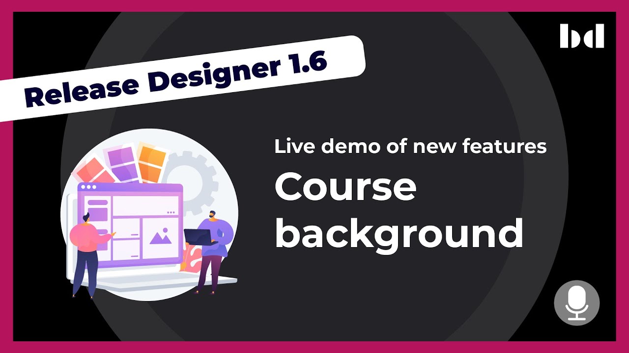 Create awesome course designs with course backgrounds