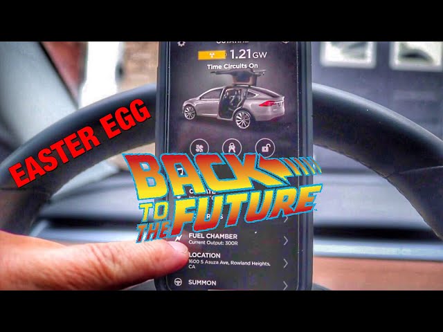 5 fun Easter Eggs in a Tesla