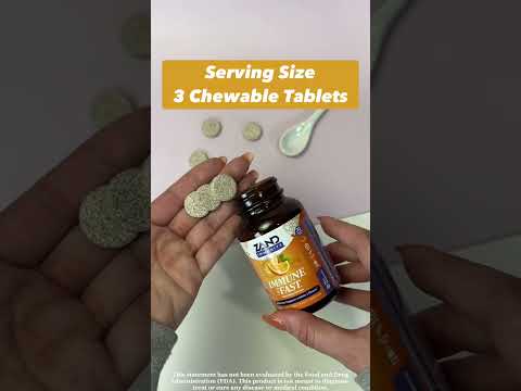 Zand Immune Fast Zesty Orange Natural Flavor - 30 Chewable Tablets