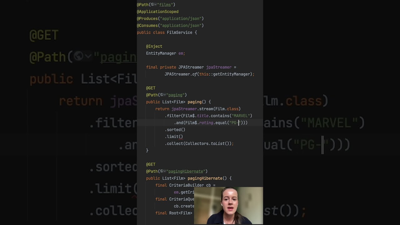 Efficient SQL Queries with Java Streams using JPAStreamer #shorts
