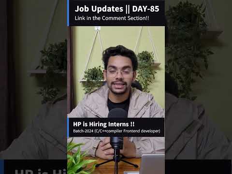 HP is Hiring 🌟🔥|| Batch-2024 ( C/C++ Compiler Front End developer) || DAY -85