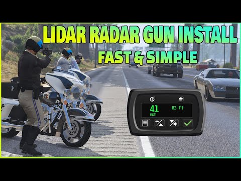 Lidar Hand Radar Gun Install