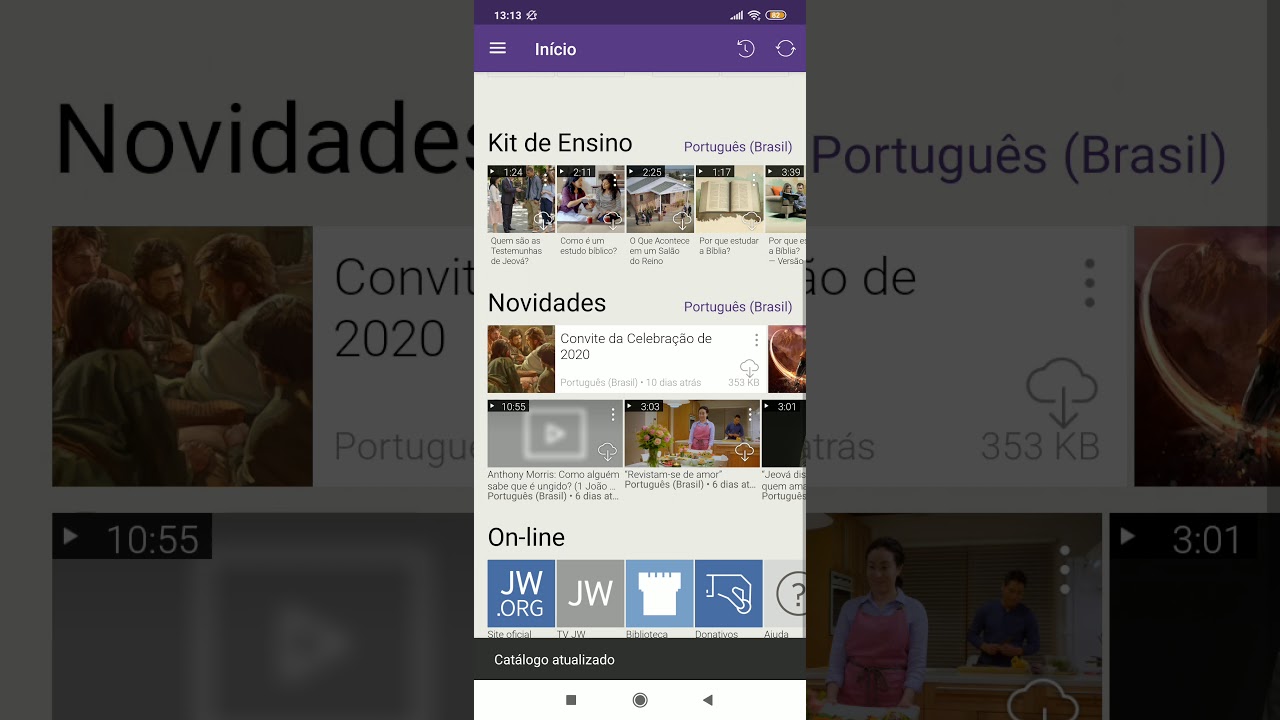 Como instalar o JW Library no Android