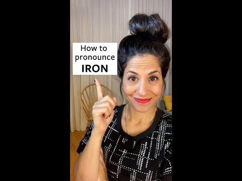 How to Pronounce 'Iron'