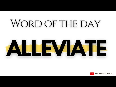 ALLEVIATE || ENGLISH VOCABULARY SHORTS #shorts