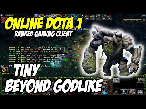 Dota 1 Tiny/Stone Giant RGC Ranked Gaming Client Asia Public
