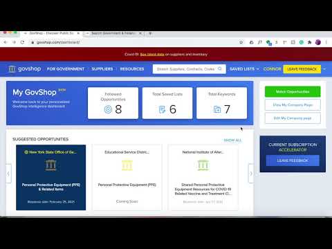 Introducing the GovShop Dashboard for Government Contracting Companies