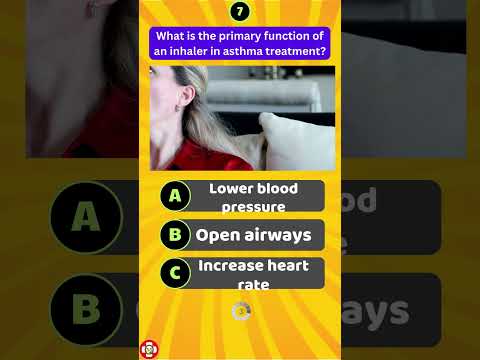 🌬️ How Inhalers Help You Breathe Easy! 💨 #medicalquiz