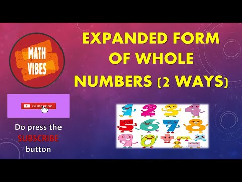 Expanded form I Standard form I what is expanded form I how to write numbers in expanded form I