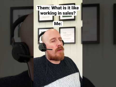 What is it like working in sales? #sales #b2bsales #saleslife #corporate #b2b
