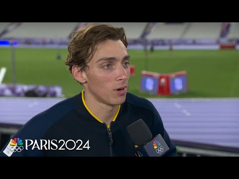 Mondo Duplantis 'channeled the energy of the crowd' on world record pole vault | Paris Olympics