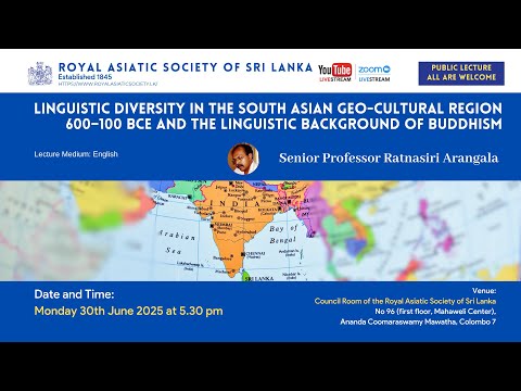 Linguistic Diversity in the South Asian Geo-cultural Region 600–100BCE and the Linguistic Background
