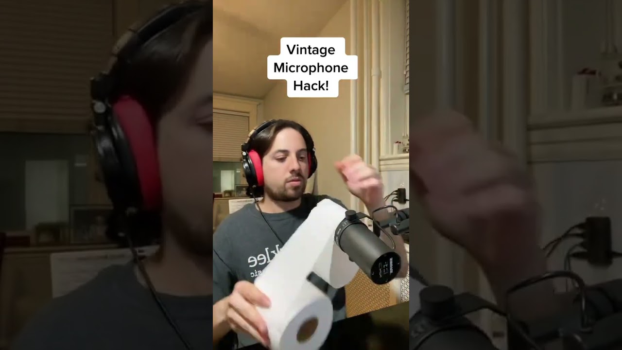 Vintage Microphone Hack #producer #musicproduction #music #musicproducer #musicproducers