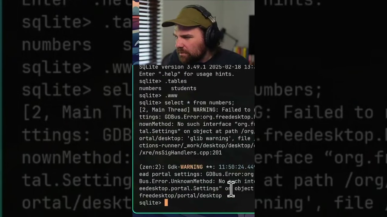 SQLite is fancy pants