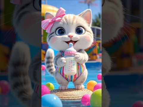 Cat Dance ❤️| Cute kitten #ai #cat #lovecats #cats#catvideos #funny #kittens #catlover 24042025C
