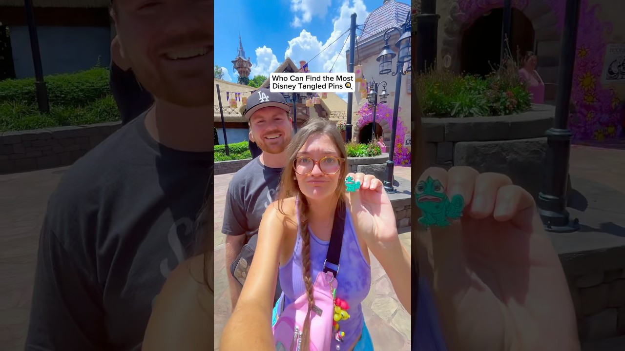 Tangled Disney Pin Competition ☀️ #disneyworld #waltdisneyworld #disneypins #disney #disneyparks
