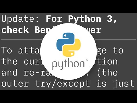 How do I raise the same Exception with a custom message in Python?