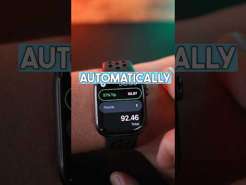 How to Activate Apple Watch Tip Function #techdesk #applewatch #settings #calculator #tipfunction