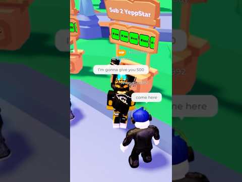 I GAVE YOU 500 ROBUX FOR HE SUPPORT OF ME…❤️