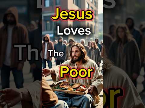 Jesus Loves the Poor 🕊️#shorts
