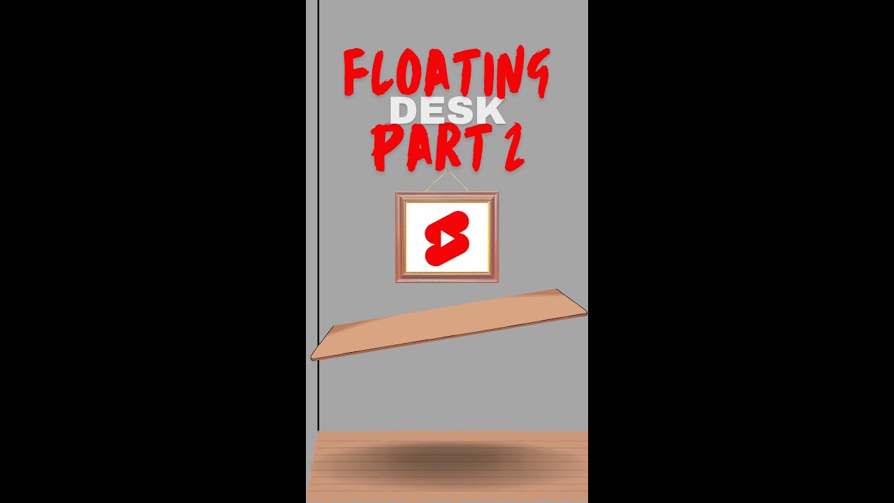 Minimal Floating Desk Build Part 2