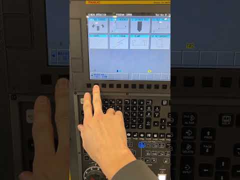 Reset Maintenance Timer on Fanuc Robodrill #machining #cnc