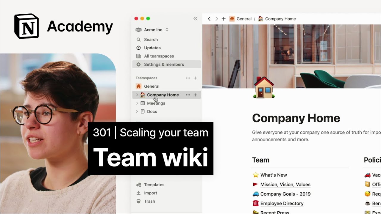 How to build a workspace for your team