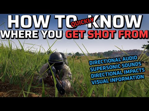 GUIDE: How to know WHERE YOU GET SHOT FROM in PUBG